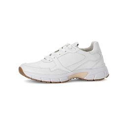Gabor Leder-Sneakers in Wei&szlig; - 60% | Gr&ouml;&szlig;e 38 | Damen-sneakers