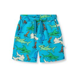 Smafolk Sm&aring;folk Shorts "Hammerhaien" in Hellblau - 44% | Gr&ouml;&szlig;e 98/104 | Kinderhosen