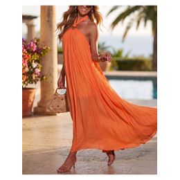Milan Kiss Kleid in Orange - 53% | Gr&ouml;&szlig;e M | Damen-kleider