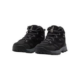 Jack Wolfskin Leder-Trekkingboots "Vojo Tour Texapore Mid" in Schwarz - 29% | Gr&ouml;&szlig;e 36 | Kinder-outdoor-sport-schuhe