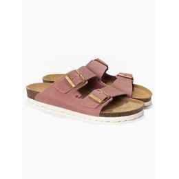 BAYTON Leder-Pantoletten "Atlas" in Rosa - 60% | Gr&ouml;&szlig;e 39 | Damen-pantoletten
