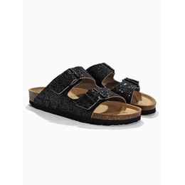 BACKSUN Leder-Pantoletten "Bali" in Schwarz - 57% | Gr&ouml;&szlig;e 36 | Damen-pantoletten