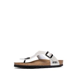 BAYTON Zehentrenner "Mercure" in Silber - 55% | Gr&ouml;&szlig;e 37 | Damen-sandalen