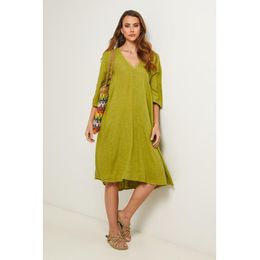 Fleur de Lin Kleid in Gr&uuml;n - 74% | Gr&ouml;&szlig;e XXL | Damen-kleider