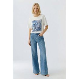 Oui Shirt in Wei&szlig; - 68% | Gr&ouml;&szlig;e 36 | Damen-tops