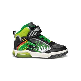 Geox Sneakers "Inek" in Grau/ Gr&uuml;n - 48% | Gr&ouml;&szlig;e 28 | Kindersneakers