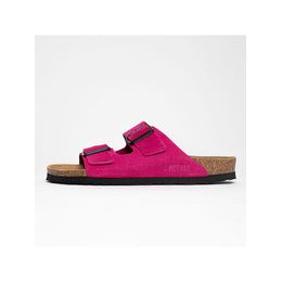 BAYTON Leder-Pantoletten "Atlas" in Fuchsia - 60% | Gr&ouml;&szlig;e 36 | Damen-pantoletten