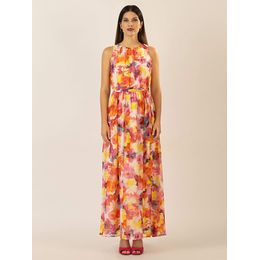 Apart Kleid in Pink/ Gelb - 69% | Gr&ouml;&szlig;e 44 | Damen-kleider