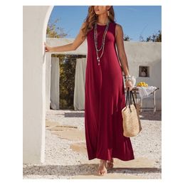 Milan Kiss Kleid in Bordeaux - 66% | Gr&ouml;&szlig;e M | Damen-kleider