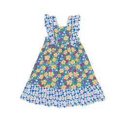frugi Kleid "Audrey" in Blau/ Bunt - 45% | Gr&ouml;&szlig;e 92/98 | Kinderkleider