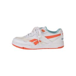 Reebok Leder-Sneakers "BB 4000 II" in Grau/ Orange - 58% | Gr&ouml;&szlig;e 36 | Damen-sneakers