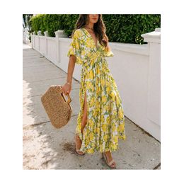 Milan Kiss Kleid in Gelb - 54% | Gr&ouml;&szlig;e L | Damen-kleider