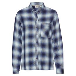 Camel Active Hemd in Hellblau/ Dunkelblau - 58% | Gr&ouml;&szlig;e XL | Damen-blusen