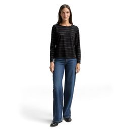 Tom Tailor Longsleeve in Schwarz - 42% | Gr&ouml;&szlig;e XL | Damen-tops