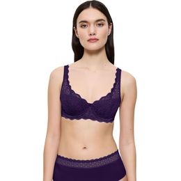 Triumph B&uuml;gel-BH "Amourette" in Aubergine - 62% | Gr&ouml;&szlig;e 70B | Damen-bhs