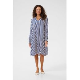 Culture Kleid in Blau/ Wei&szlig; - 68% | Gr&ouml;&szlig;e M | Damen-kleider