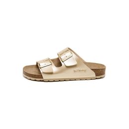 billowy Pantoletten in Gold - 46% | Gr&ouml;&szlig;e 38 | Damen-pantoletten