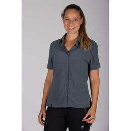 Maul Sport Funktionshemd "Halserspitze" in Blaugrau - 45% | Gr&ouml;&szlig;e 40 | Damen-outdoor-tops-shirts