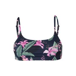 Brunotti Bikini-Oberteil "Cruz" in Dunkelblau/ Rosa - 60% | Gr&ouml;&szlig;e 36 | Damen-bademode