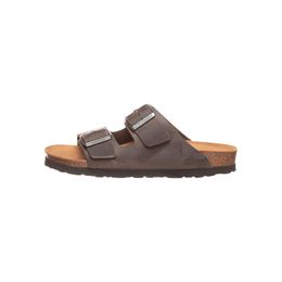 BAYTON Leder-Pantoletten "Atlas" in Grau - 55% | Gr&ouml;&szlig;e 36 | Damen-pantoletten