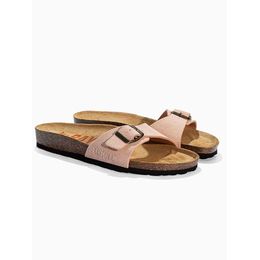 BAYTON Leder-Pantoletten "Zephyr" in Lachs - 36% | Gr&ouml;&szlig;e 40 | Damen-pantoletten