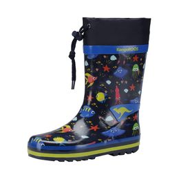Kangaroos Gummistiefel "Summerrain" in Dunkelblau - 42% | Gr&ouml;&szlig;e 32 | Kinder-outdoor-sport-schuhe