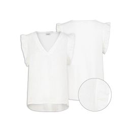 Eight2Nine Bluse in Wei&szlig; - 42% | Gr&ouml;&szlig;e XXL | Damen-blusen