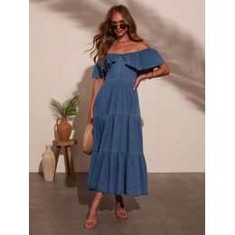 Milan Kiss Jeans-Kleid in Blau - 66% | Gr&ouml;&szlig;e M | Damen-kleider