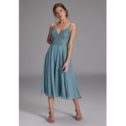 HEY KYLA Kleid in T&uuml;rkis - 75% | Gr&ouml;&szlig;e 44 | Damen-kleider