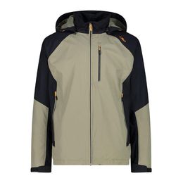 CMP Funktionsjacke in Beige/ Schwarz - 58% | Gr&ouml;&szlig;e 56 | Herren-outdoorjacken