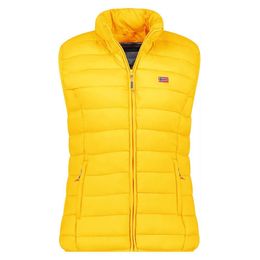 Geographical Norway Steppweste "Vatikolor" in Senf - 44% | Gr&ouml;&szlig;e XXL | Damenjacken