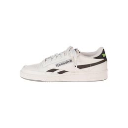 Reebok Leder-Sneakers "Club C Revenge Vintage" in Creme/ Schwarz - 52% | Gr&ouml;&szlig;e 40 | Damen-sneakers