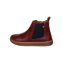 El Naturalista Leder Chelsea-Boots in Dunkelrot - 42% | Gr&ouml;&szlig;e 31 | Kinderstiefeletten