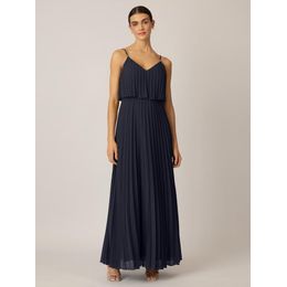 Apart Plisseekleid in Dunkelblau - 80% | Gr&ouml;&szlig;e 38 | Damen-kleider
