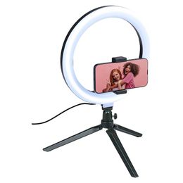 Grundig LED-Selfie-Ringlicht in Schwarz - (B)30 x (H)45 x (T)30 cm - 13% | Damen-handytaschen