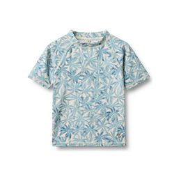 Wheat Badeshirt "Jackie" in Beige/ Blau - 54% | Gr&ouml;&szlig;e 140 | Kinder-bademode