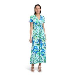 Betty Barclay Kleid in Hellgr&uuml;n/ Blau - 72% | Gr&ouml;&szlig;e 40 | Damen-kleider
