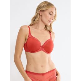 Triumph B&uuml;gel-BH "Beauty Lily" in Orange - 62% | Gr&ouml;&szlig;e 75E | Damen-bhs