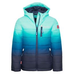 Trollkids Ski-/ Snowboardjacke "Hemsedal" in T&uuml;rkis/ Dunkelblau - 58% | Gr&ouml;&szlig;e 116 | Kinder-outdoor-jacken