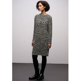 Street One Kleid in Grau/ Schwarz - 50% | Gr&ouml;&szlig;e 40 | Damen-kleider