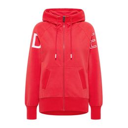 ELBSAND Sweatjacke "Kinea" in Rot - 59% | Gr&ouml;&szlig;e L | Damen-sweatshirts-jacken