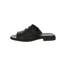 Think! Leder-Pantoletten in Schwarz - 60% | Gr&ouml;&szlig;e 40 | Damen-pantoletten