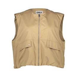 Only Weste in Beige - 47% | Gr&ouml;&szlig;e XS | Damenjacken