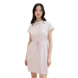 Tom Tailor Kleid in Blau/ Rot/ Wei&szlig; - 70% | Gr&ouml;&szlig;e M | Damen-kleider