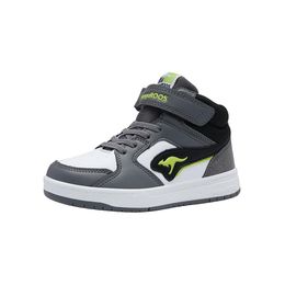 Kangaroos Sneakers "K-CP Hogan EV" in Grau/ Wei&szlig; - 42% | Gr&ouml;&szlig;e 34 | Kindersneakers