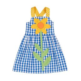 frugi Kleid "Daisy" in Blau/ Gelb - 44% | Gr&ouml;&szlig;e 98/104 | Kinderkleider
