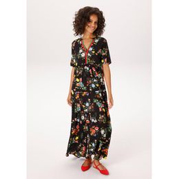 Aniston Kleid in Schwarz/ Bunt - 51% | Gr&ouml;&szlig;e 42 | Damen-kleider