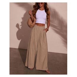 Milan Kiss Hose in Beige - 55% | Gr&ouml;&szlig;e L | Damenhosen