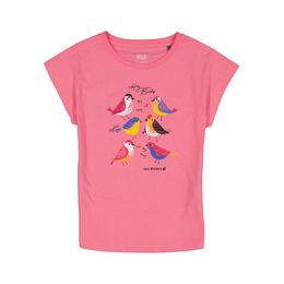 Jack Wolfskin Shirt "Tweeting Birds" in Pink - 54% | Gr&ouml;&szlig;e 116 | Kinder-oberteile