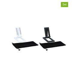 Grundig 2er-Set: Smartphonehalter in Wei&szlig;/ Schwarz - (B)17 x (H)1 x (T)10 cm - 25% | Damen-handytaschen